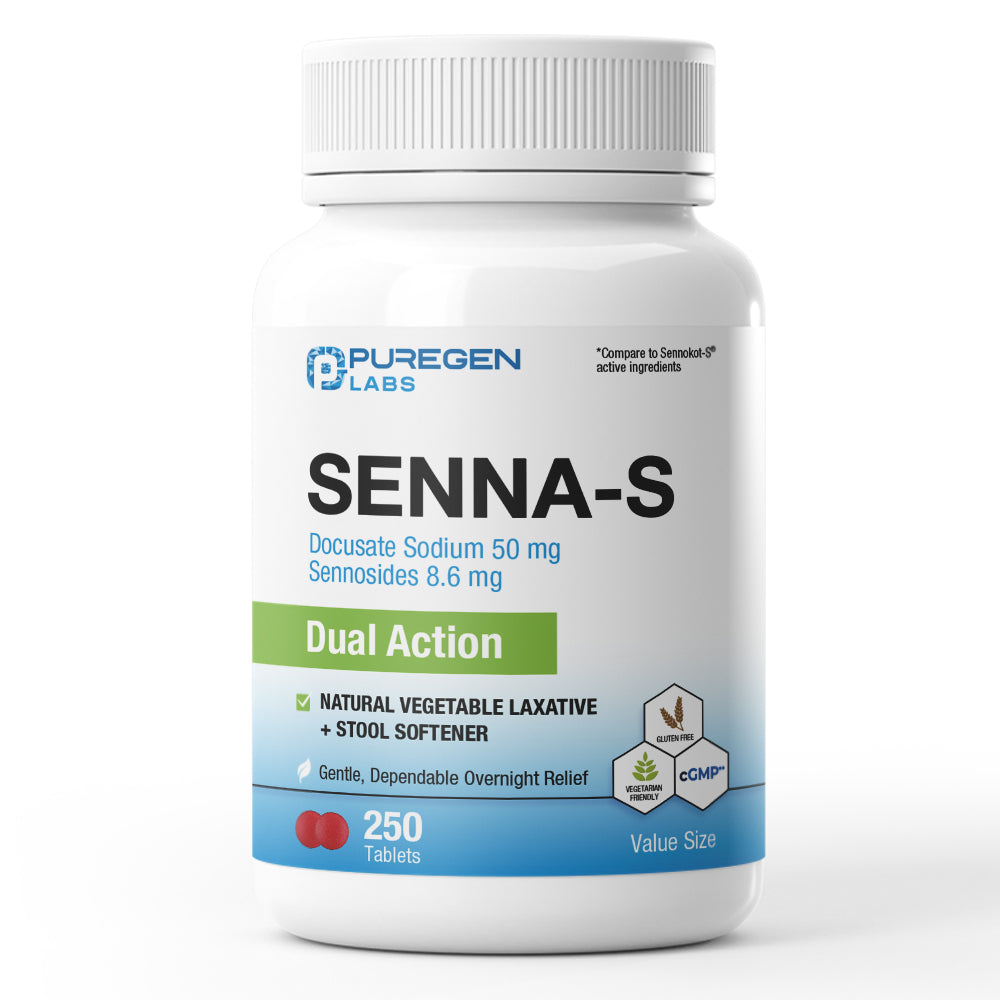 Senna-S 250 Tablets – Puregen Lab